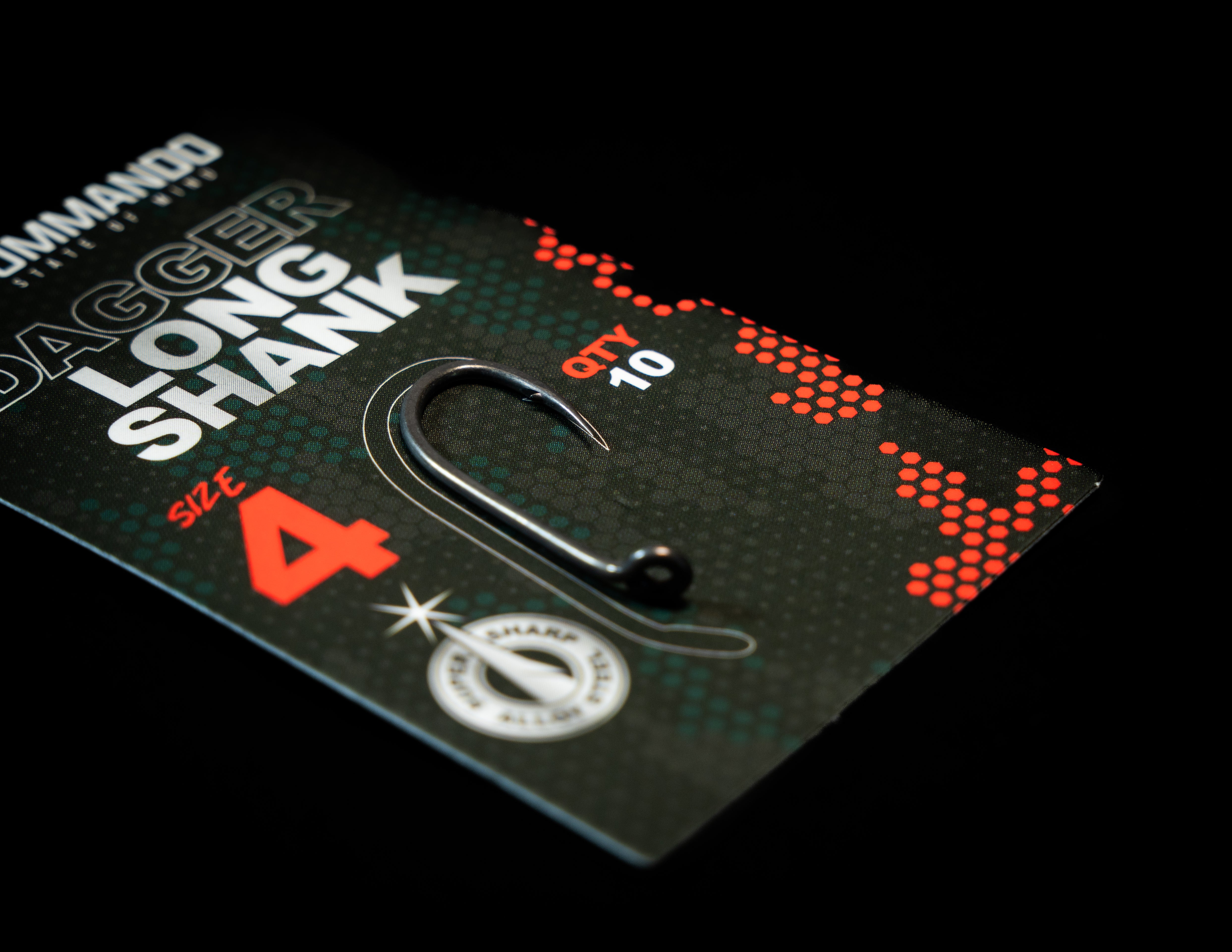 Dagger Long Shank Hook – Commando Tackle